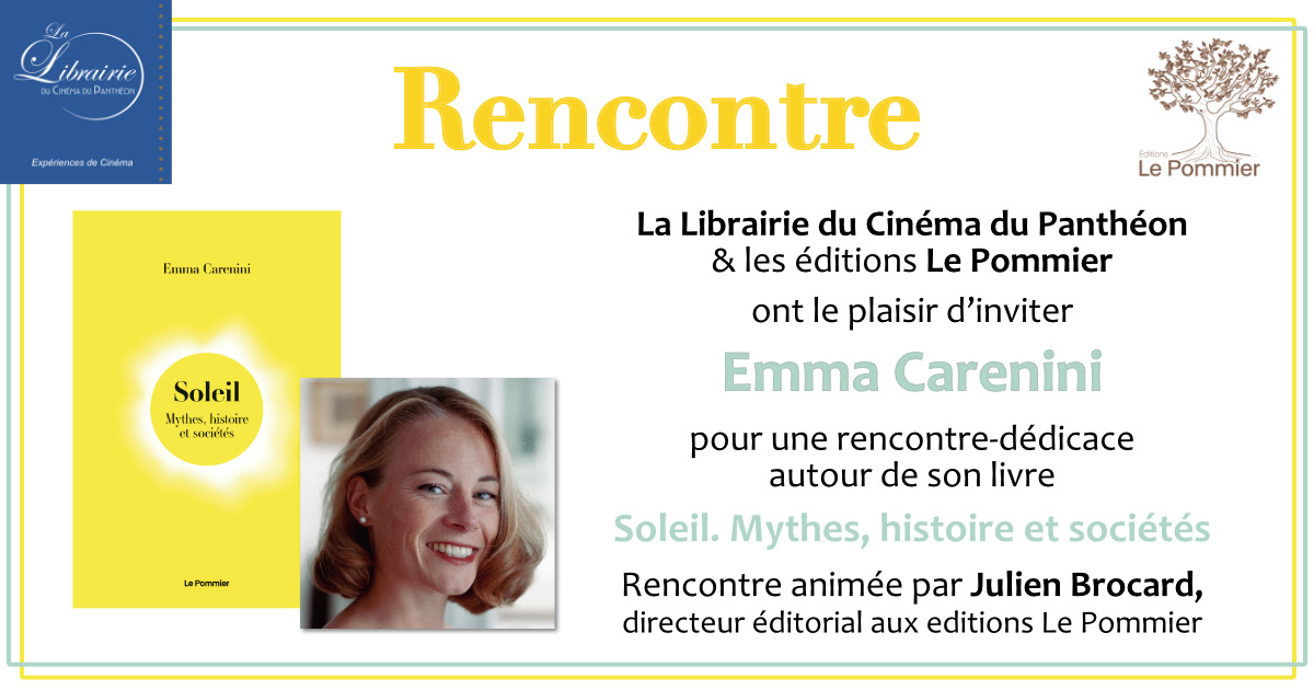 RENCONTRE AVEC EMMA CARENINI À LA LIBRAIRIE DU CINÉMA DU PANTHÉON